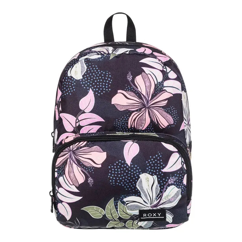 Mochila Roxy Always Core Printed Negro Floreado | Tienda Oficial – Indy