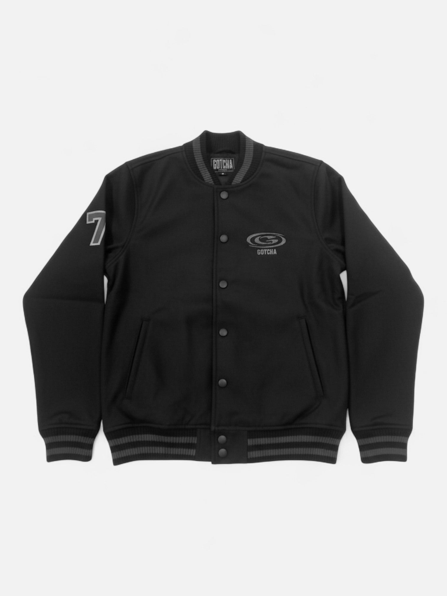 Campera Gotcha Varsity Negro