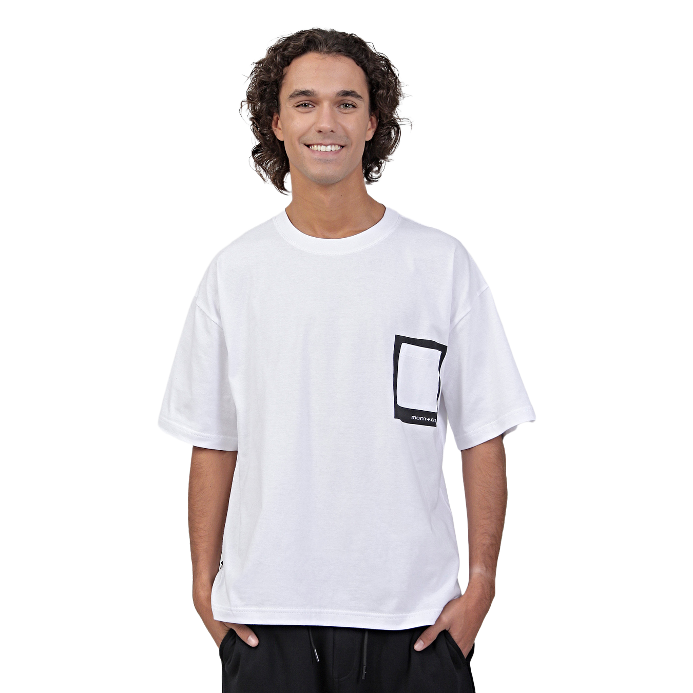 Remera Montagne Bonding Pocket Blanco | Tienda Oficial Argentina – Indy