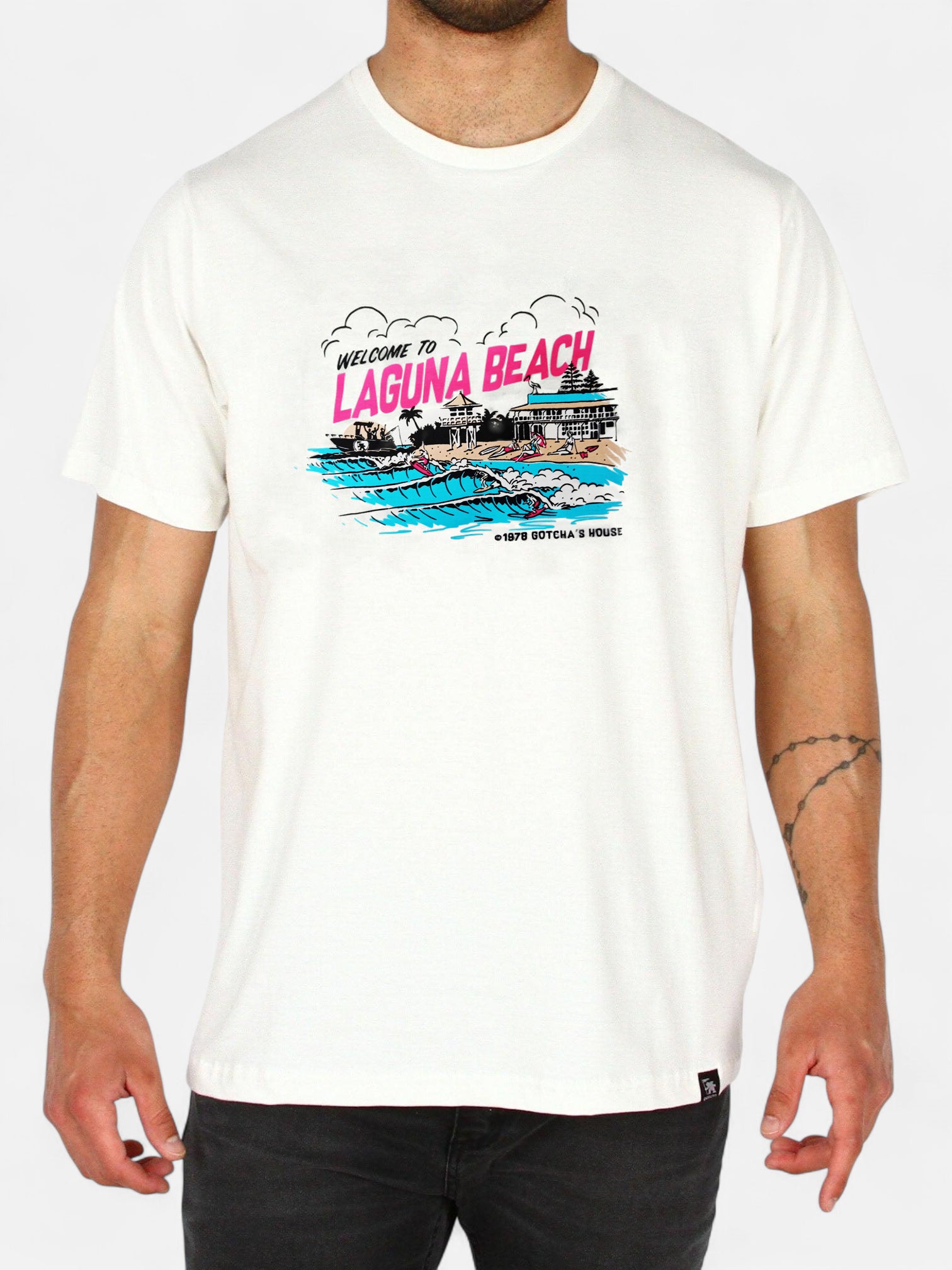 Remera Gotcha Welcome Crema | Tienda Oficial Argentina
