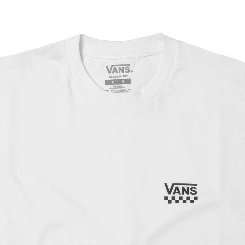 Remera Vans Left Chest Logo Tee II Blanco | Tienda Oficial – Indy
