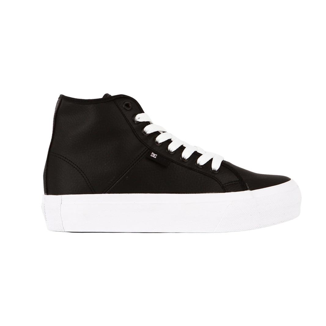 Zapatillas Dc Manual Hi Platform Mujer Negro Blanco | Tienda Oficial – Indy