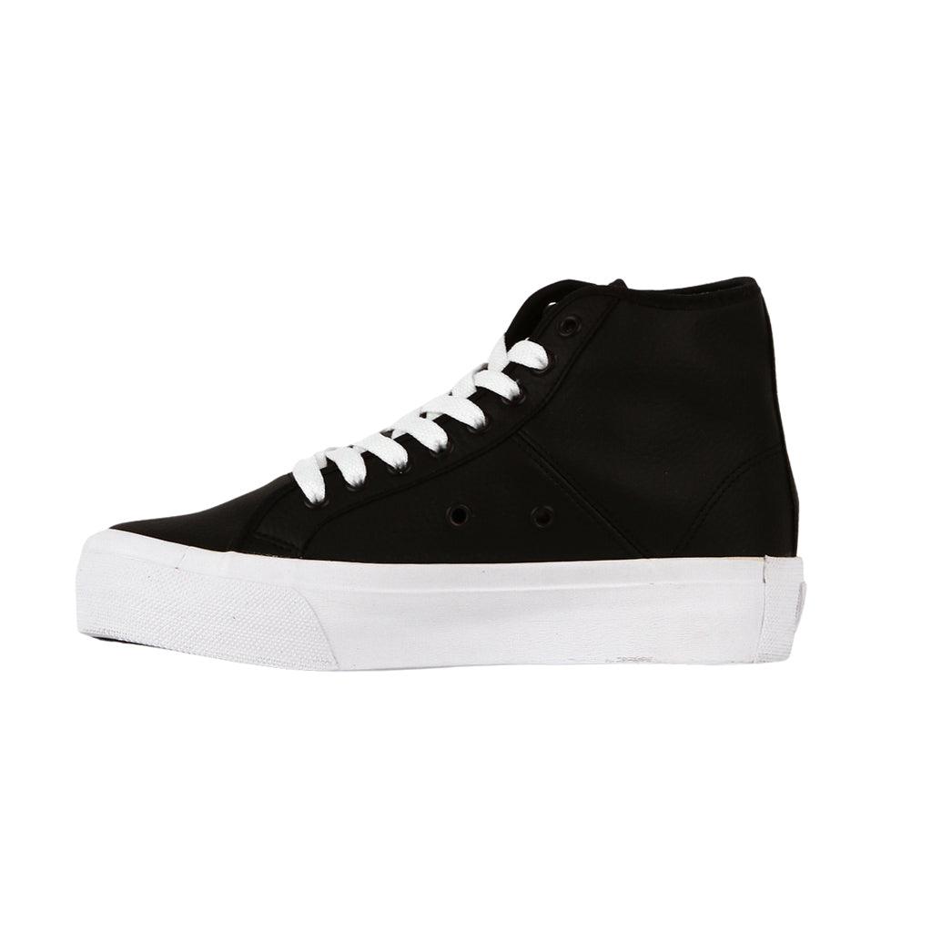 Zapatillas Dc Manual Hi Platform Mujer Negro Blanco | Tienda Oficial – Indy