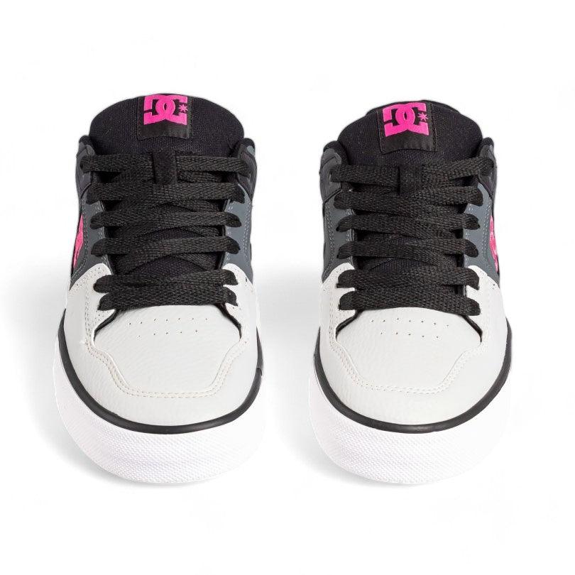 Zapatillas Dc Pure Mujer Negro Blanco Gris Rosa | Tienda Oficial – Indy